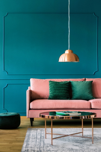 Trendy w wykańczaniu ścian - kolory, faktury - Kolory, farby ...